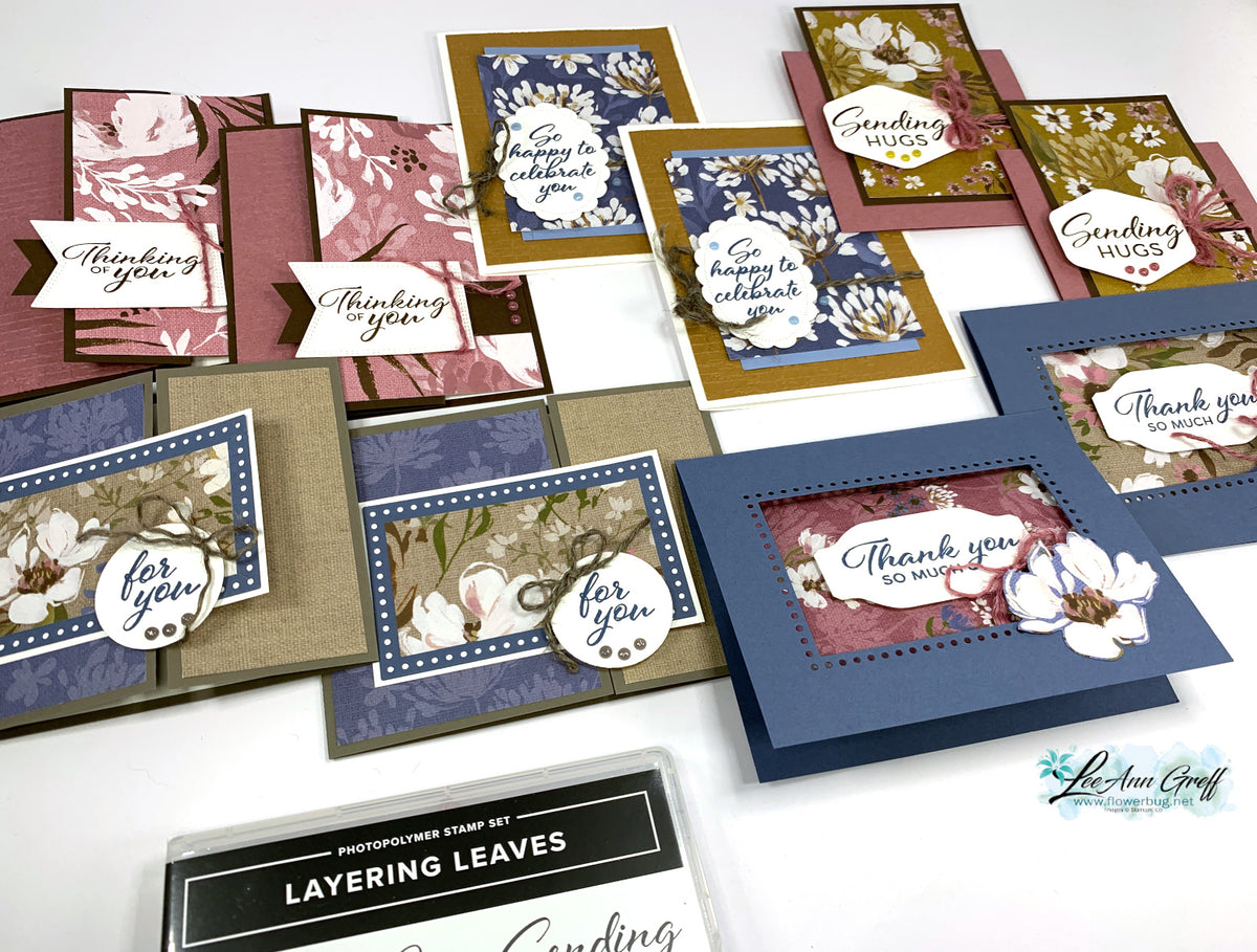 Wildly Flowering cards PDF Tutorial – Flowerbug's Shop