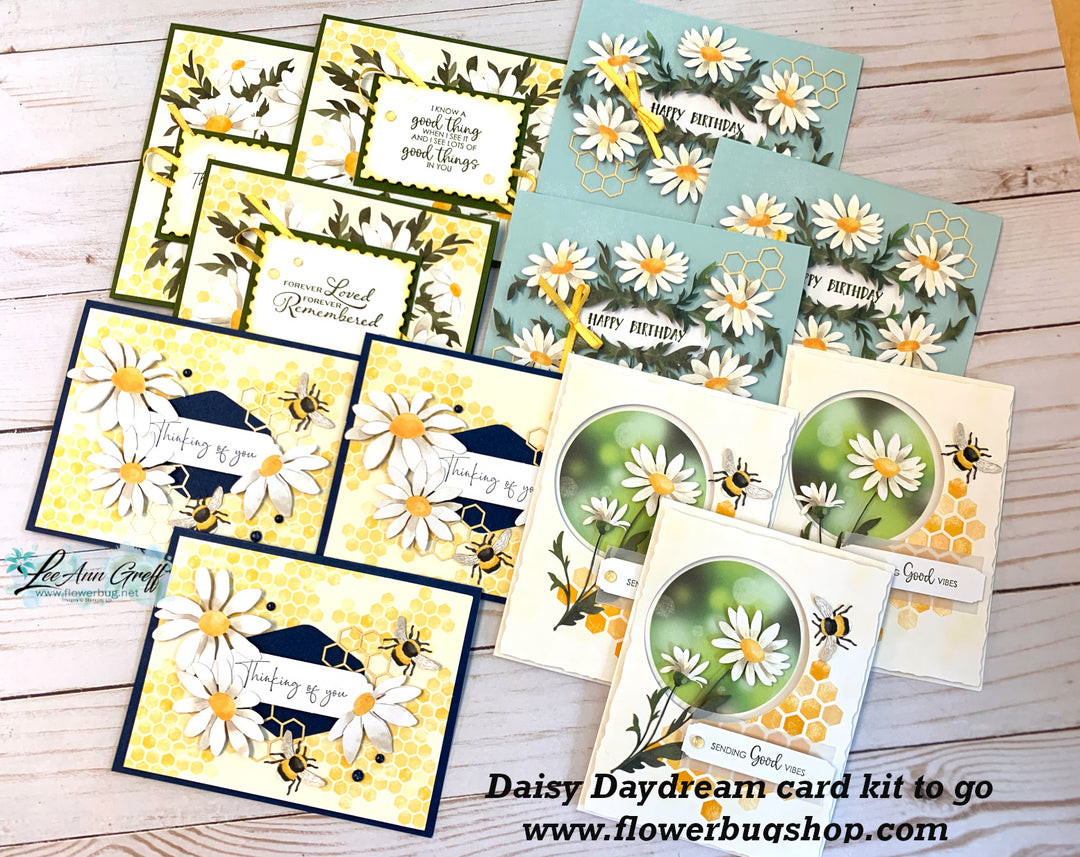Daisy Daydream 12 card kit to go – Flowerbug's Shop