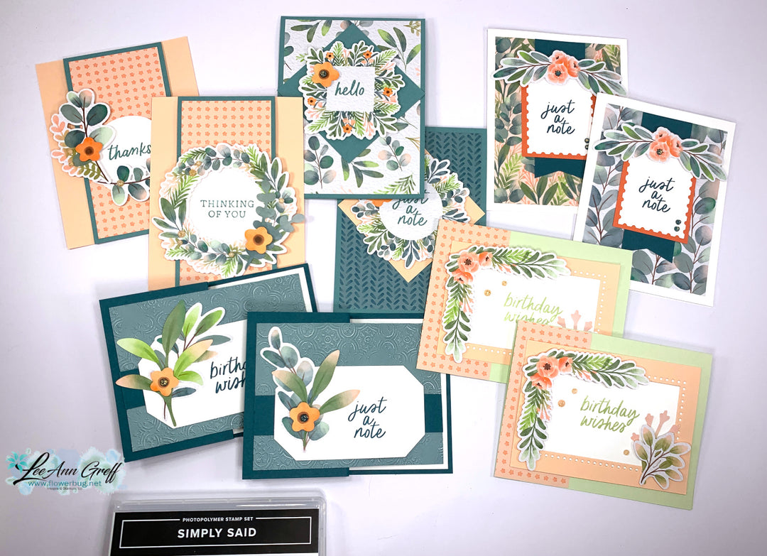 Flowers & Frames PDF card kit tutorial – Flowerbug's Shop