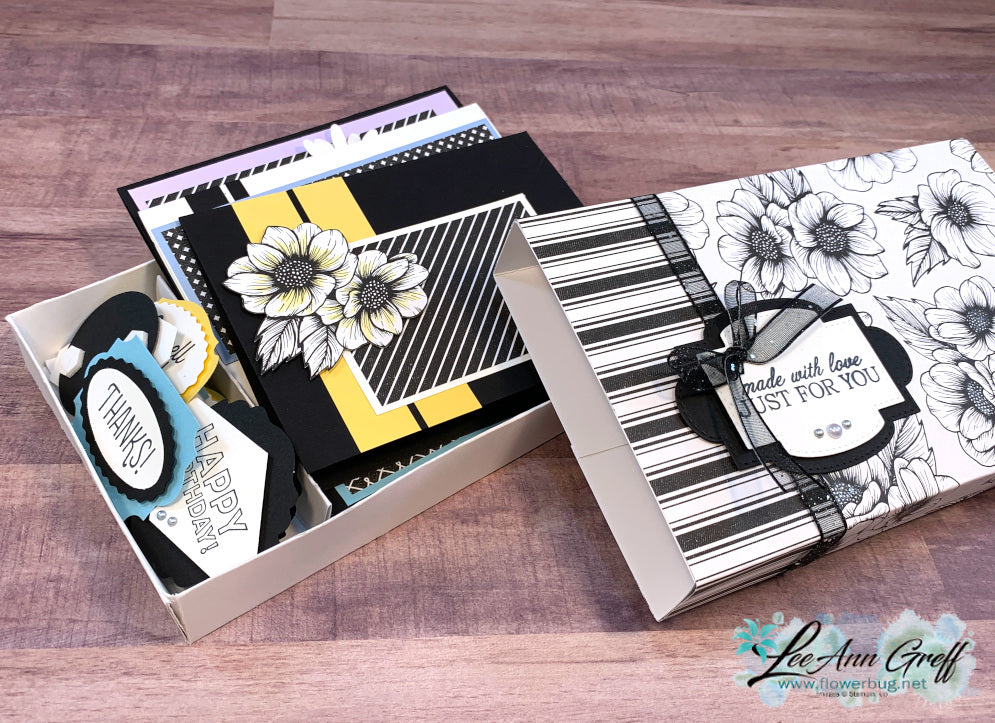 Mix & Match Box with cards; PDF Tutorial – Flowerbug's Shop